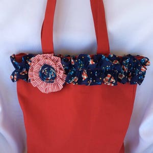 1-ruffle Tote - Etsy