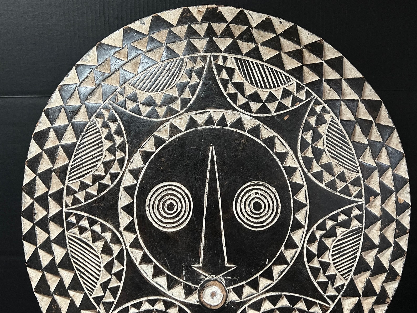 African Art Tribal Art Very Large Plank Bwa Sun Mask From Burkina Faso ...