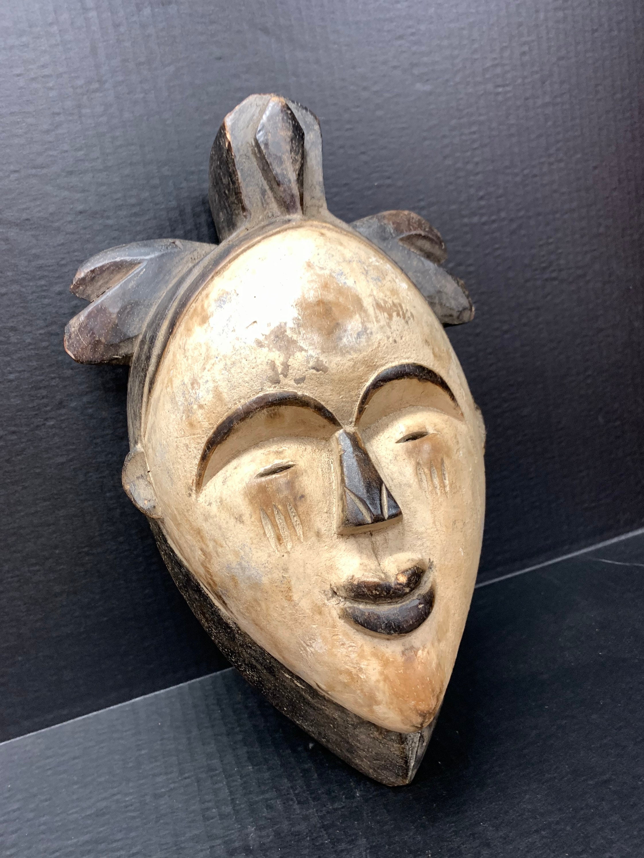 African Art Tribal Art Kwele Mask From Gabon - Etsy
