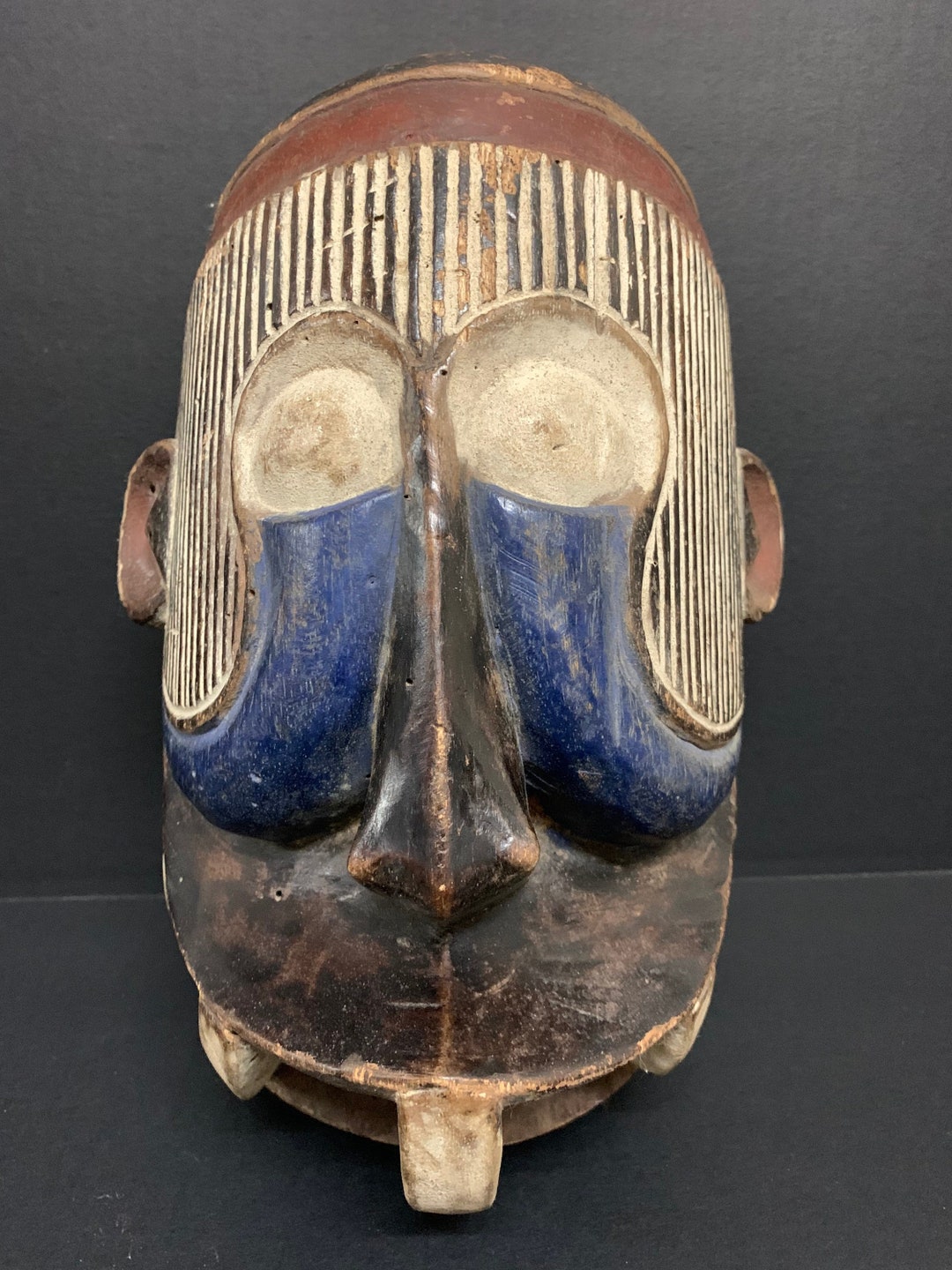 Tribal Art African Art Tikar Mask From Cameroon - Etsy UK