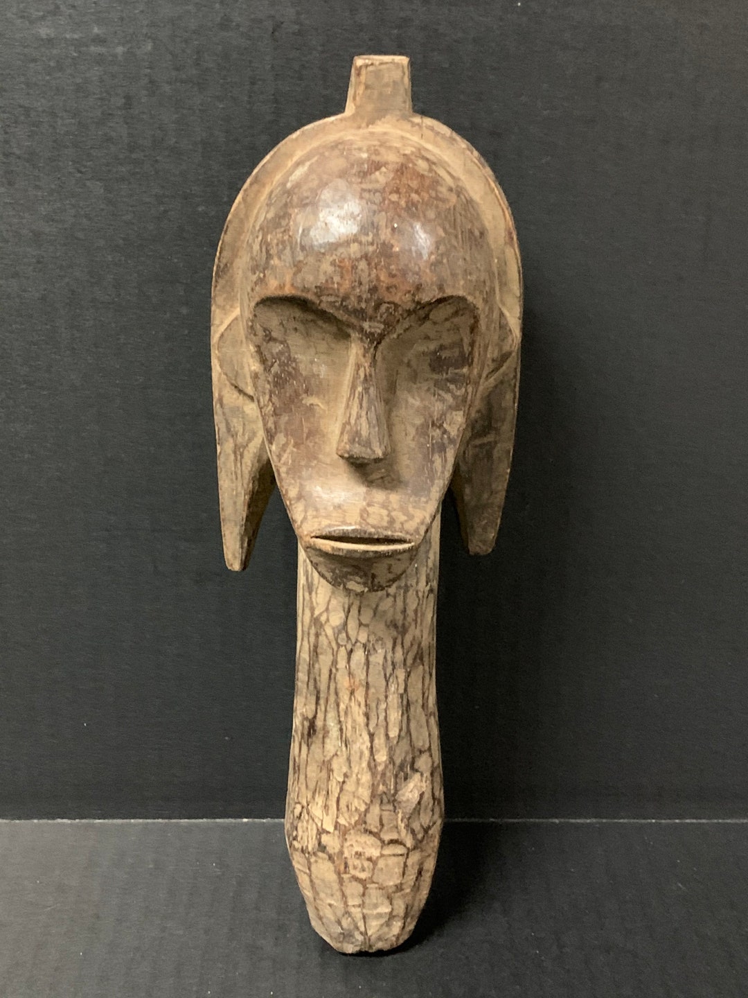 African Art Fang Head From Gabon - Etsy