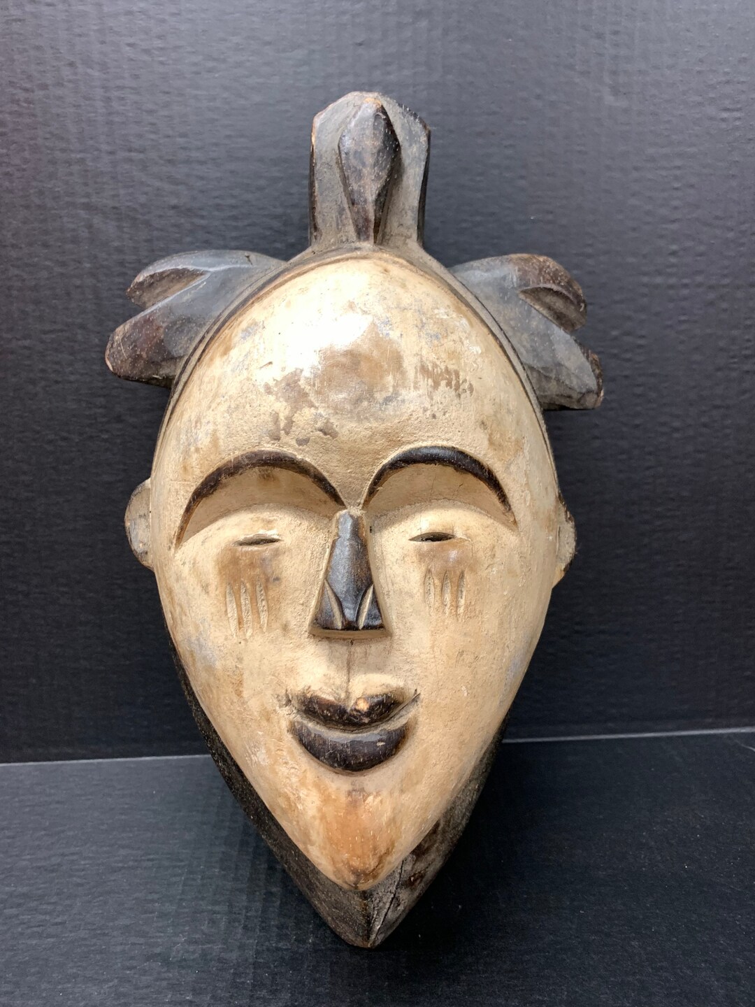African Art Tribal Art Kwele Mask From Gabon - Etsy