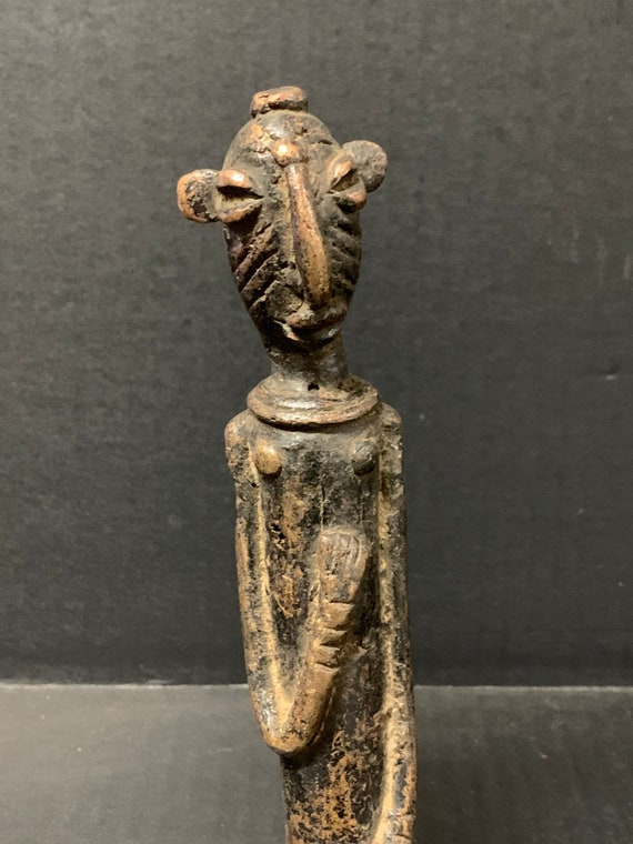 Art Objects Art & Collectibles African Art Bronze Chad Statue From Chad ...