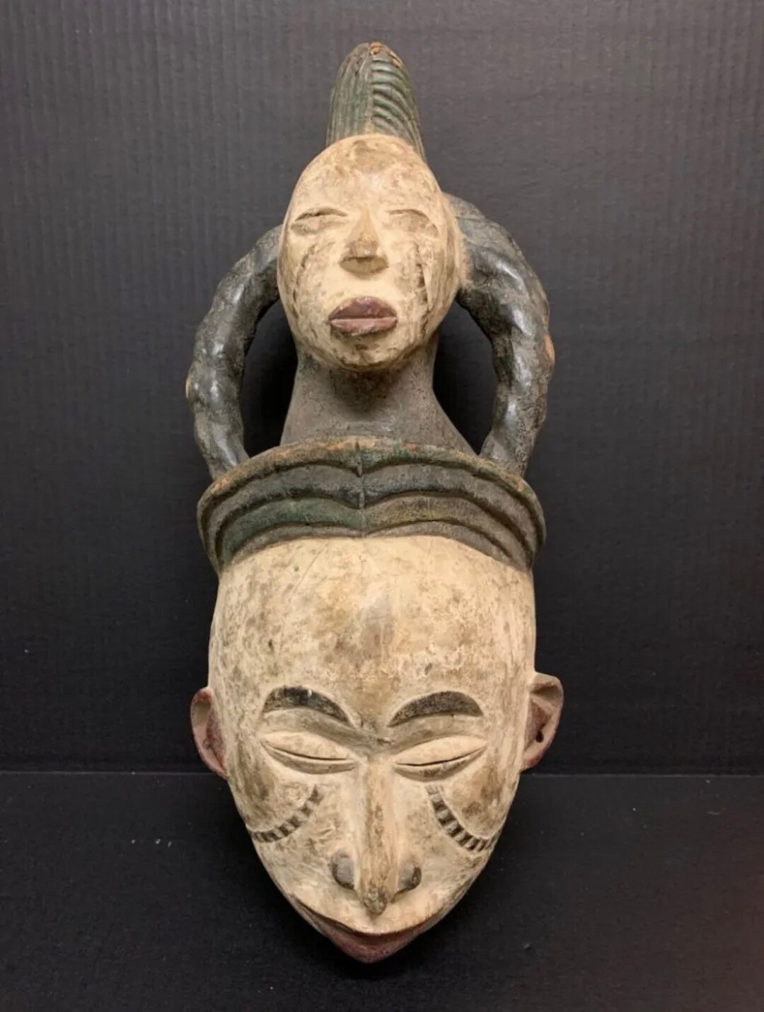 African Art Tribal Art Ibo Mask From Nigeria - Etsy