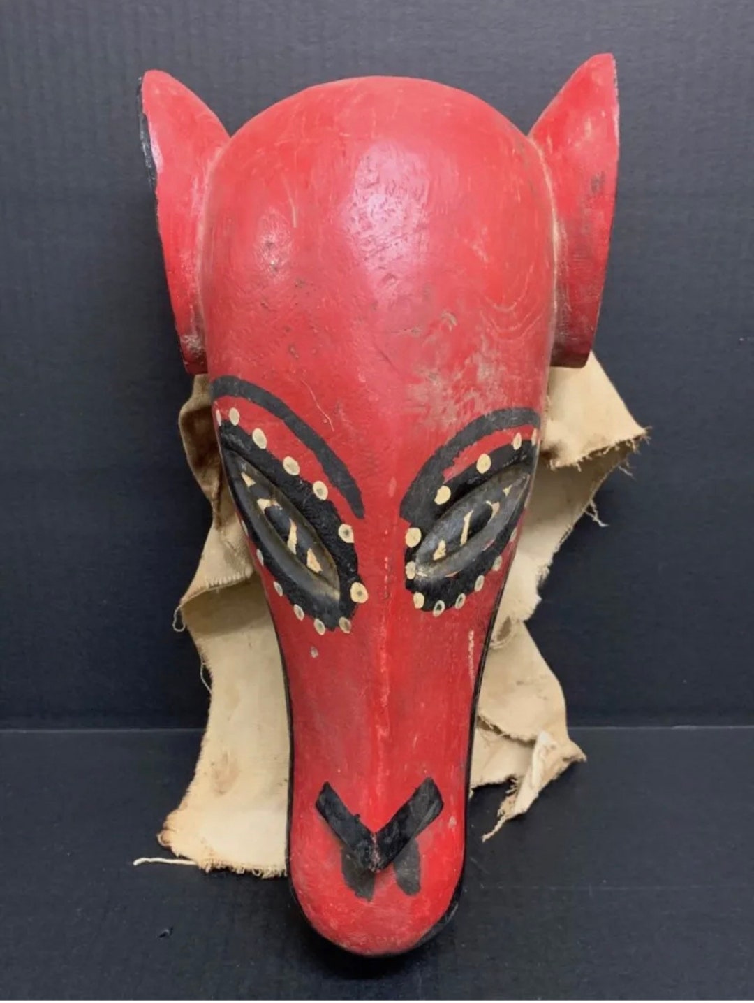 African Art Bozo Painted Mask From Mali - Etsy