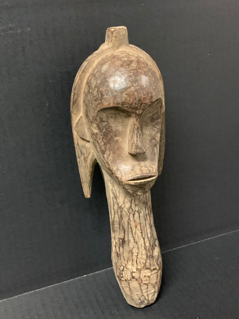 African Art Fang Head From Gabon - Etsy