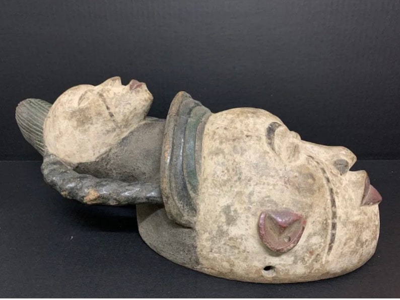 African Art Tribal Art Ibo Mask From Nigeria - Etsy