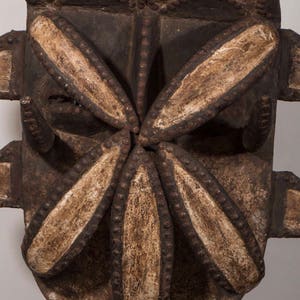 African Art Tribal Art Very Large Bete Mask From Ivory Coast | Etsy