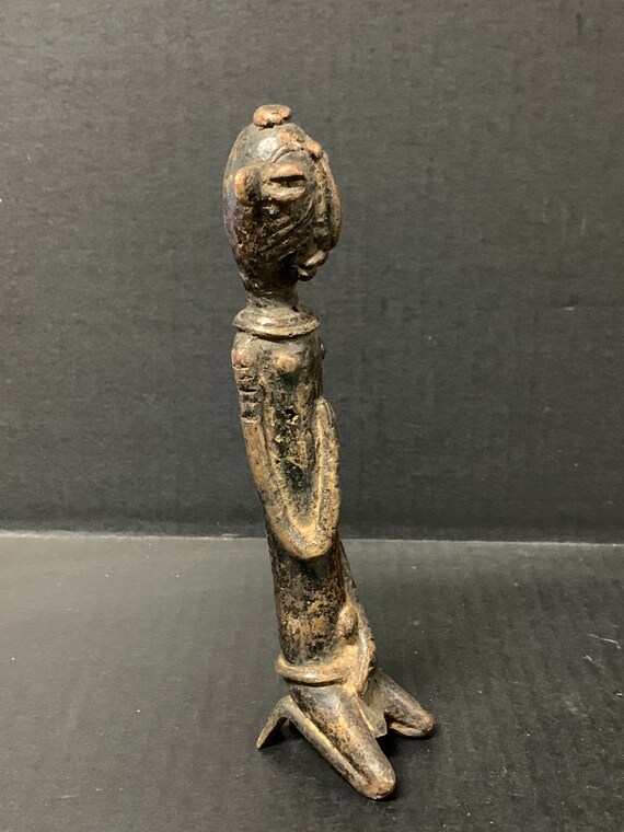 Art Objects Art & Collectibles African Art Bronze Chad Statue From Chad ...