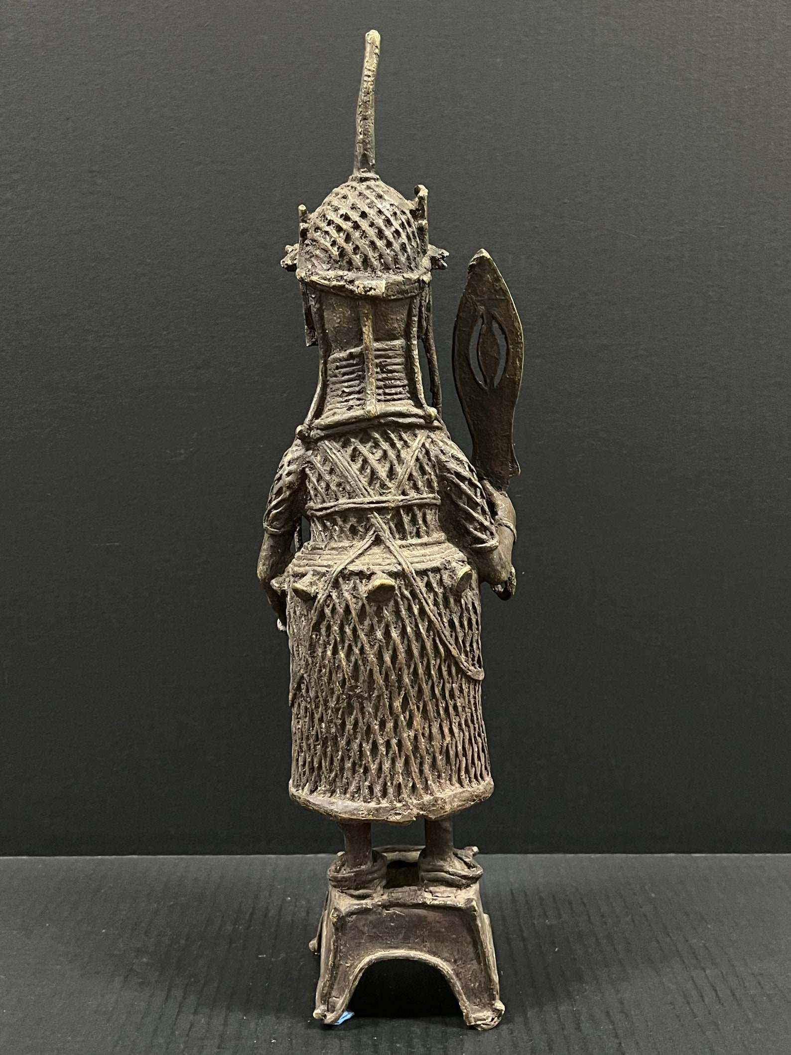 African Benin Bronze Warrior Statue From Nigeria - Etsy