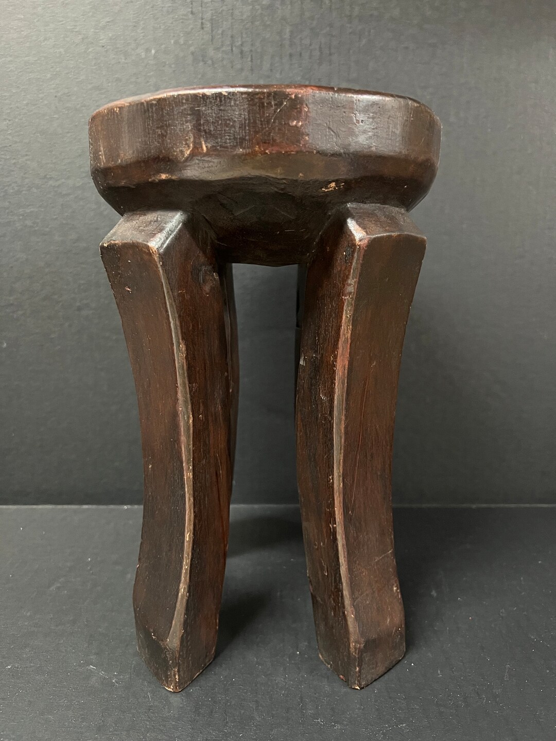 Vintage African Tribal Art Wooden Stool - Etsy