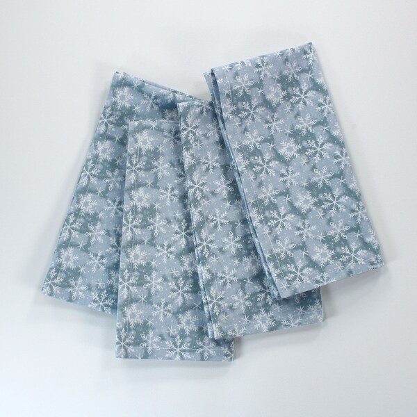 Snowflake Napkins - Etsy