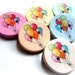 Balloon Buttons - Rainbow Buttons - 18mm, 22mm or 24mm - 2/3", 7/8" or ...