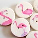 Flamingo Buttons Australian Made Handcrafted 18mm Flamingos Pink ...