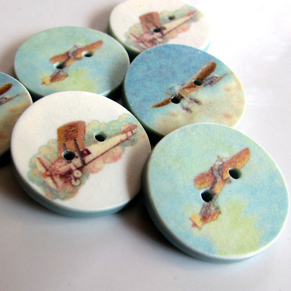 Airplane Buttons - Etsy