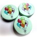 Balloon Buttons - Rainbow Buttons - 18mm, 22mm or 24mm - 2/3", 7/8" or ...
