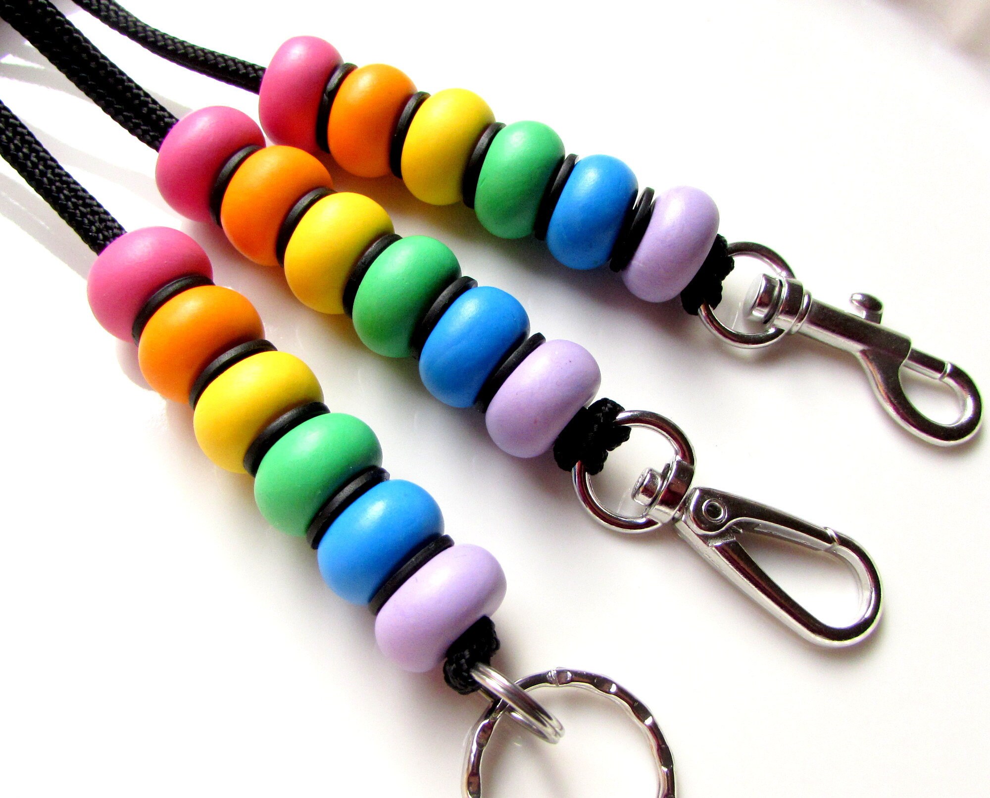 Rainbow Lanyard | Etsy