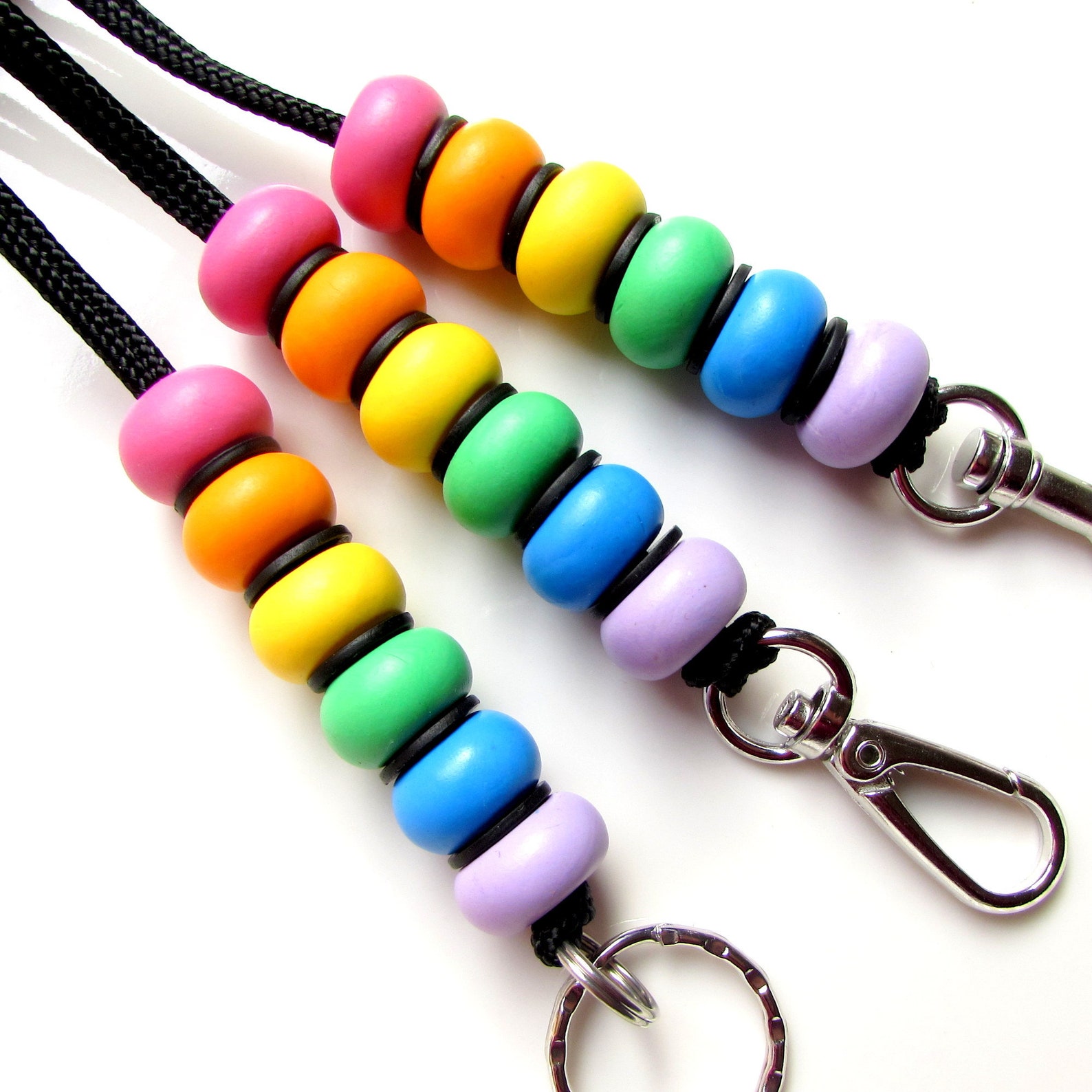 Rainbow Lanyard | Etsy