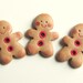 Gingerbread Man Buttons 18 X 24mm Handmade in Australia Mini Food Cute ...