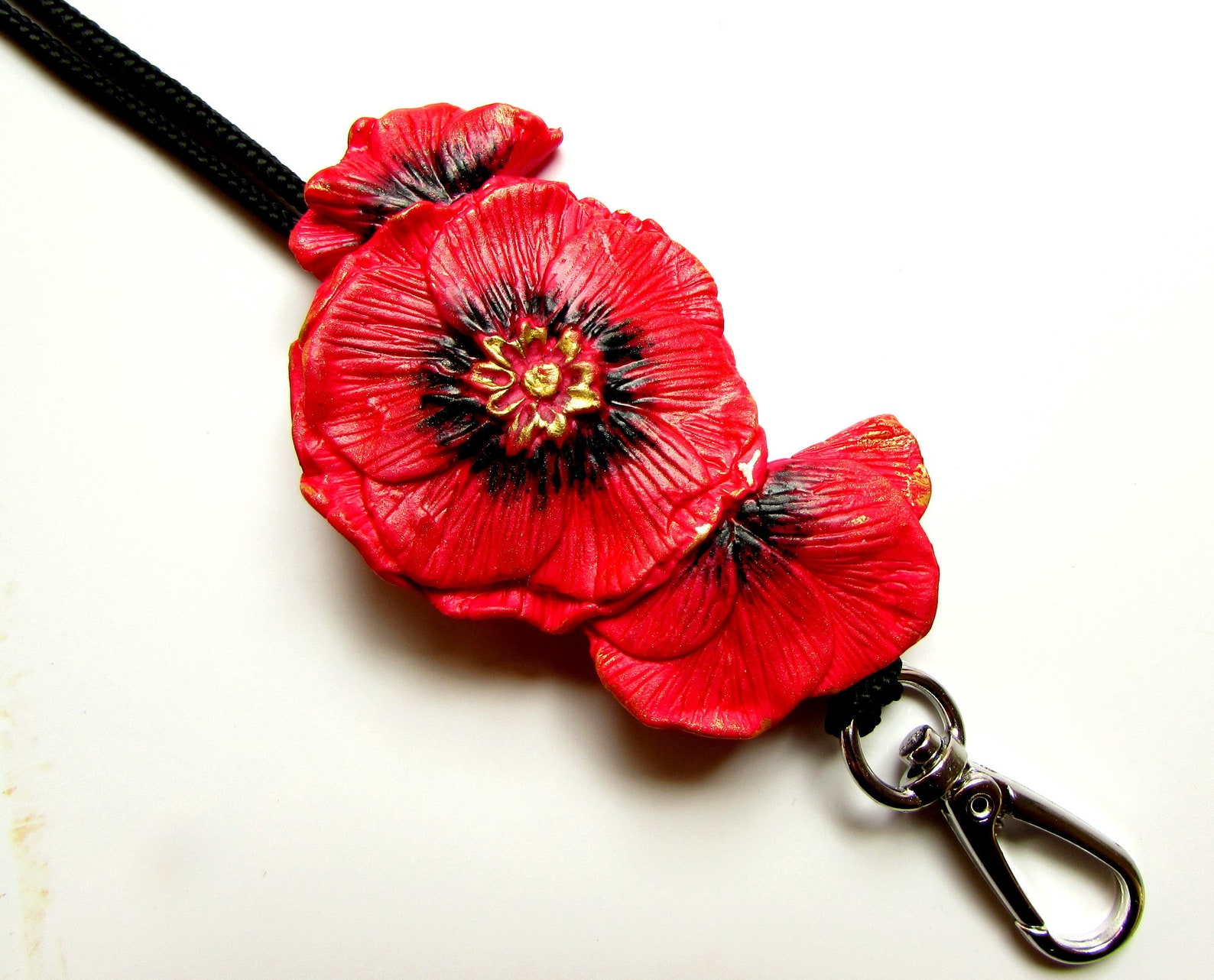Poppy Lanyard Beautiful Gift Handmade in Australia | Etsy
