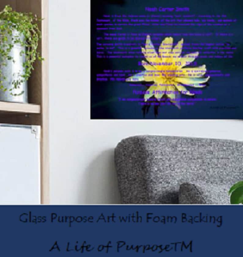 Personalized Name Meaning/Purpose Path/Positive Affirmation | Etsy