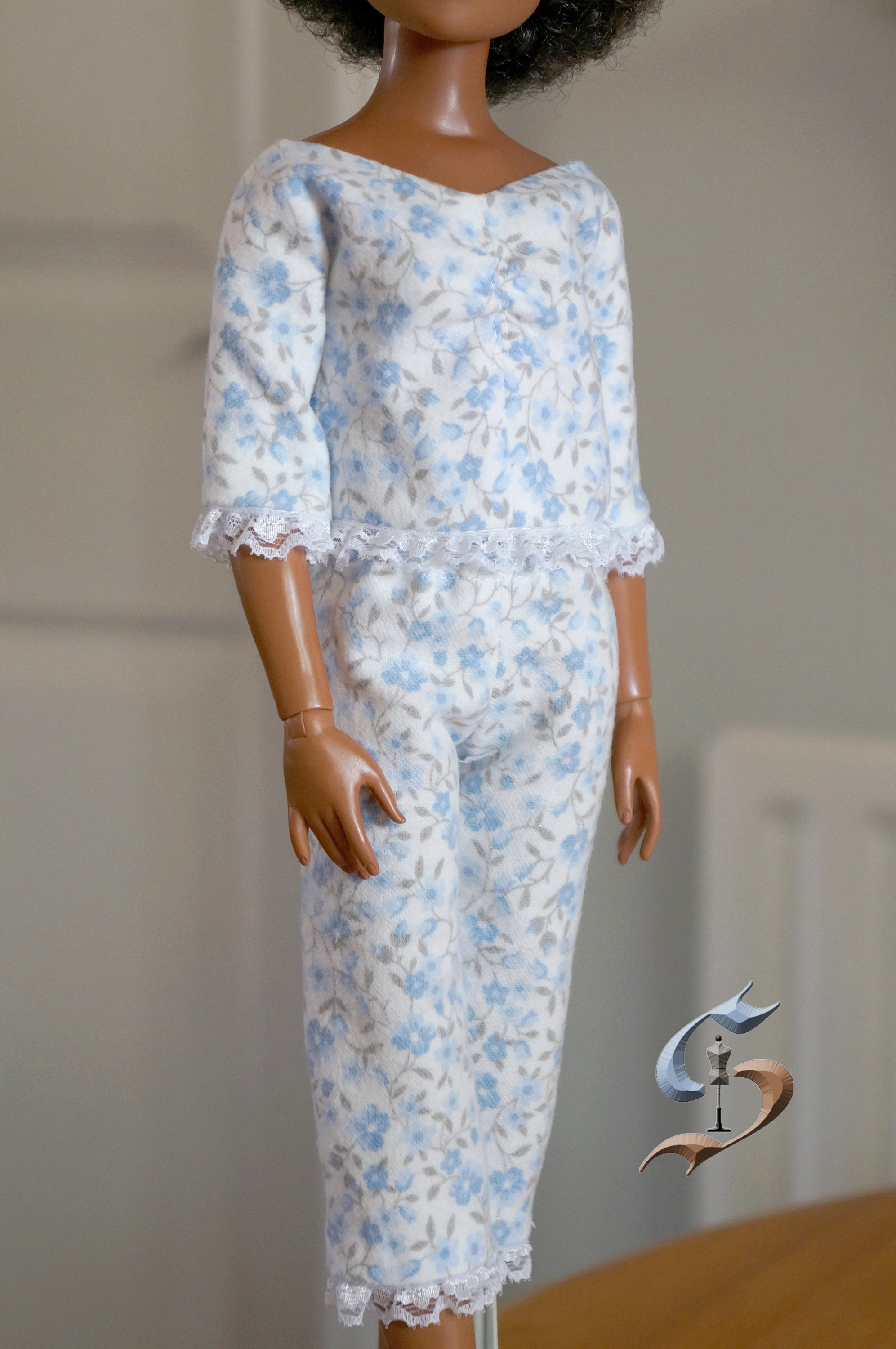 PJ Sewing Pattern Pyjama Top and Bottom for Ellowyne Wilde & Friends - Etsy