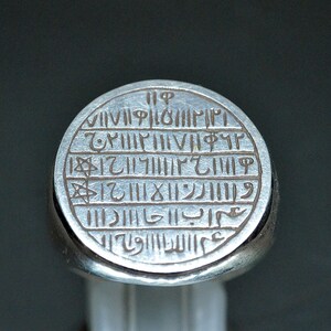 Financial Success Amulet Talisman Ring Sterling Silver Signet - Etsy