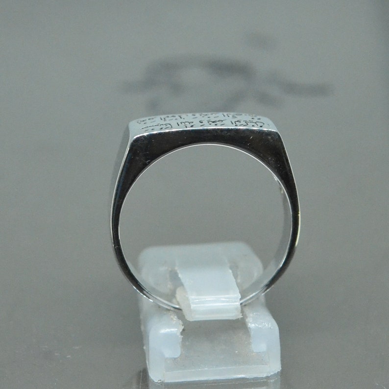 Rare Islamic Sufi Signet Ring Sterling Silver Hasbunallahu Wa - Etsy