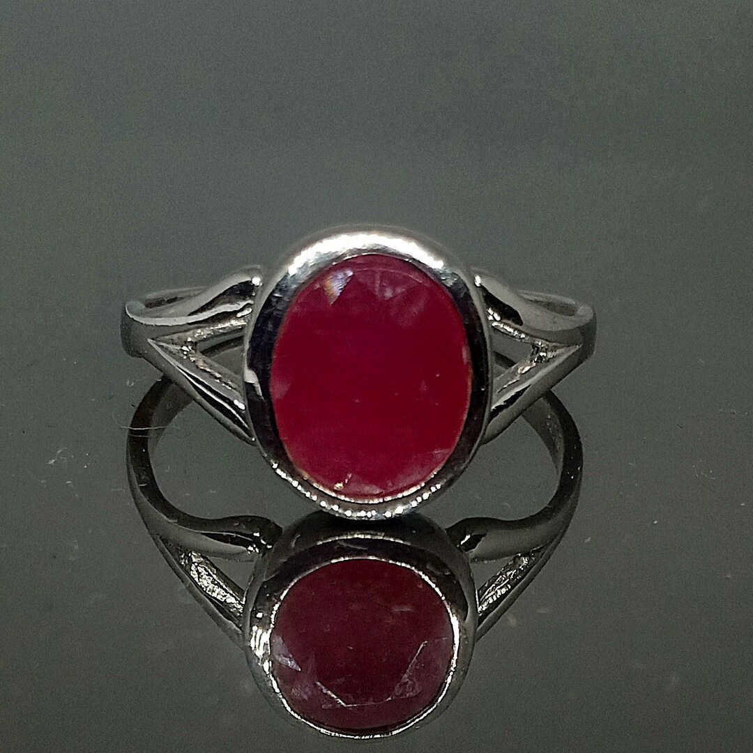 Natural Ruby Engagement Rings, Ruby Engagement Rings Wedding Band, Ruby ...