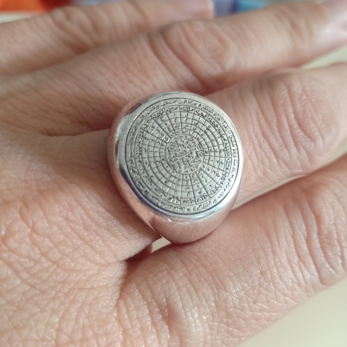 Rare Islamic Talisman Amulet Healing Ring Asma Ul Jannat - Etsy