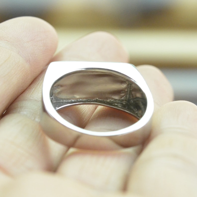 Islamic Sterling Silver Signet Ring: Sufi Kalima Tamjeed, Muslim ...