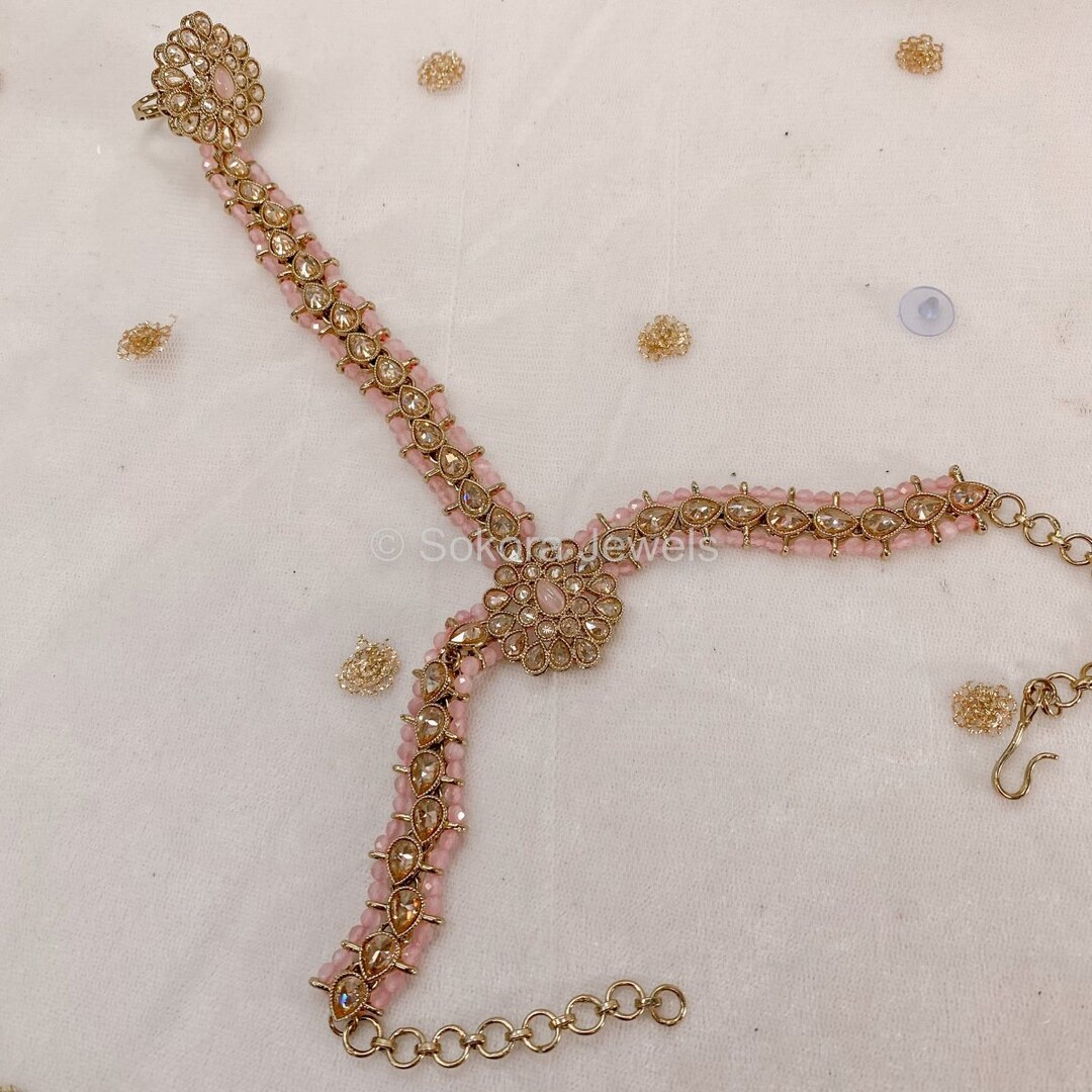 Baneet Hand Harness Light Pink - Etsy