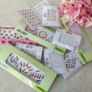 10 Random Bindi Packs - Sizes and Colours Will Vary. - Etsy