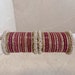 Thanjina Ruby Velvet Bangles Stack - Etsy