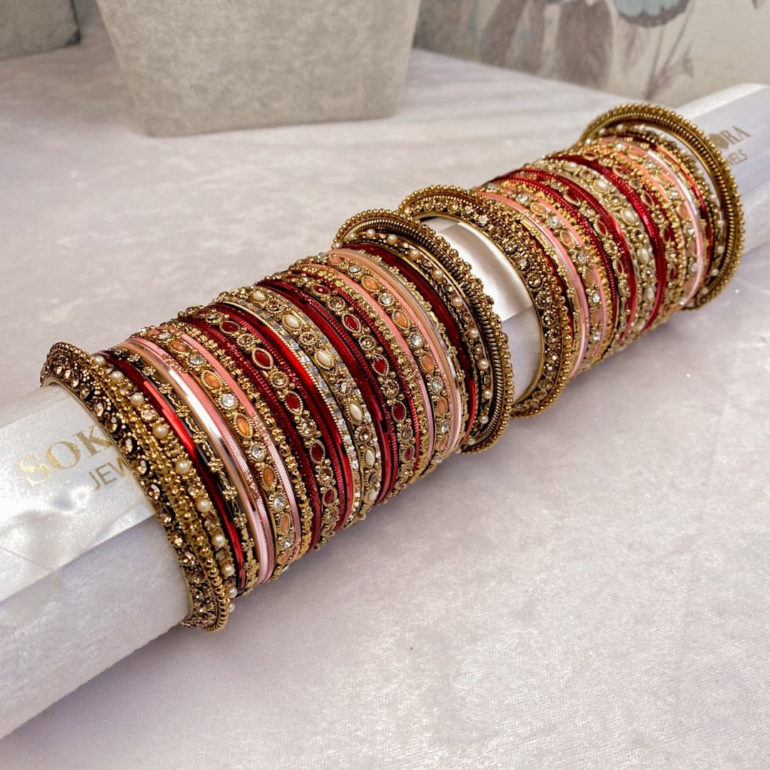 Moroccan Spice Bangle Stack - Etsy