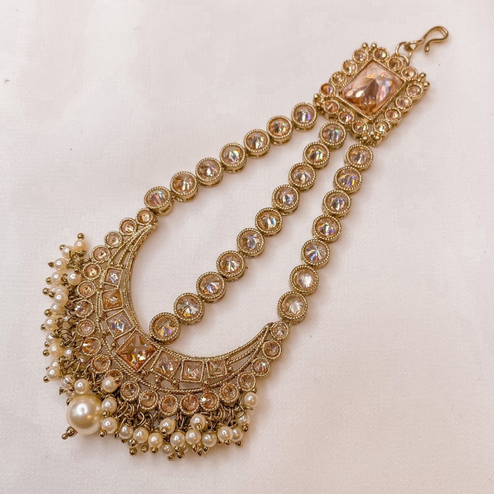 Priya Small Antique Gold Jhumar - Etsy
