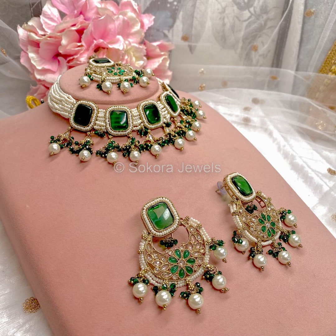 Mona Choker Set Green - Etsy