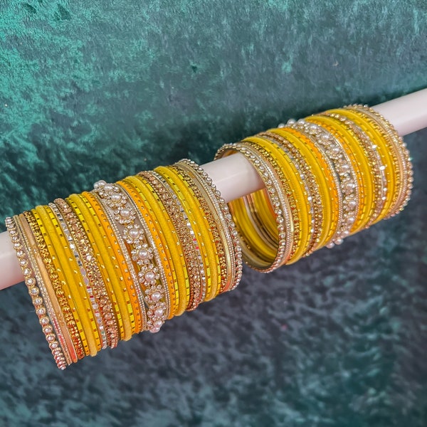 Yellow Bangle - Etsy