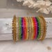 Rainbow Bangle Stack - Etsy