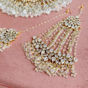 Azmat Bridal Set Clear Crystal - Etsy