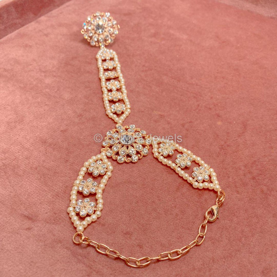 Rose Gold Hand Harness - Etsy