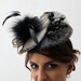 Melbourne Cup Headpiece, Gold Black Fascinator, Royal Ascot Hat ...