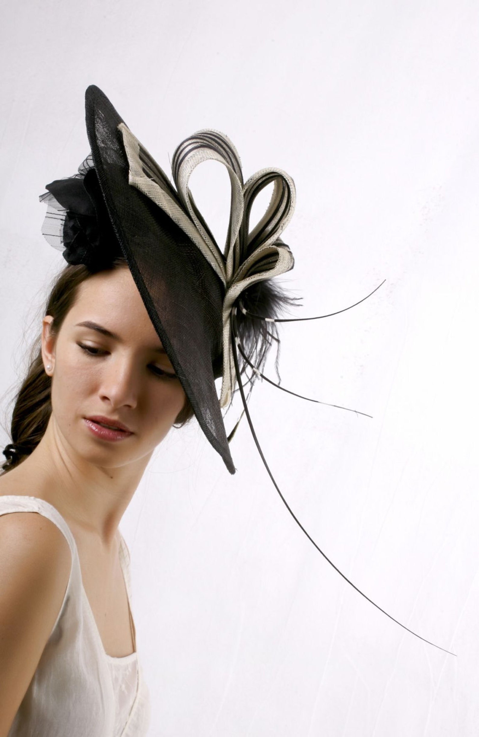 Melbourne Cup Hat, Statement Derby Fascinator, Royal Ascot Hat ...