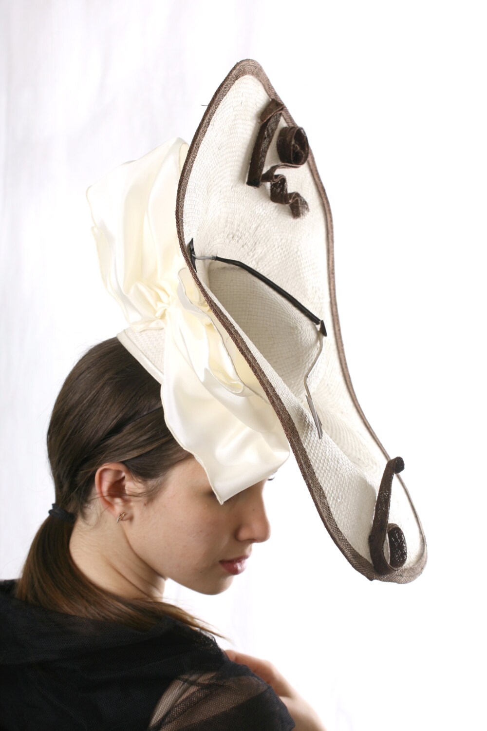 Statement Hat, Stunning Kentucky Derby Fascinator Hat, Hat Inspired by ...