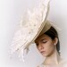Statement Wedding Hat, Gorgeous Cream Hat, Couture Bridal Hat ...