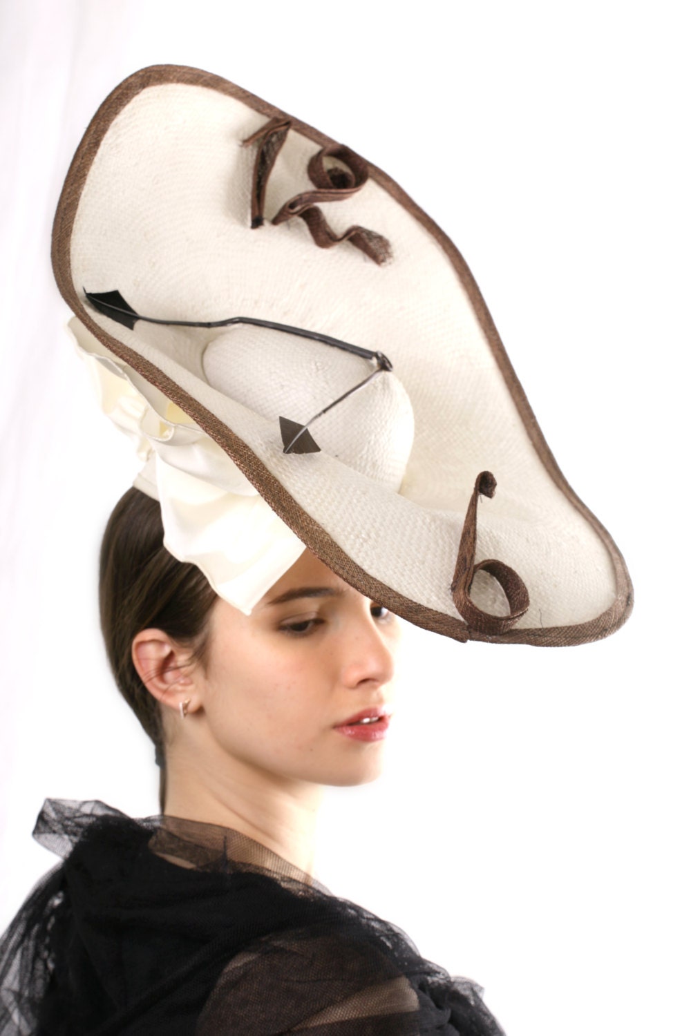 Statement Hat, Stunning Kentucky Derby Fascinator Hat, Hat Inspired by ...