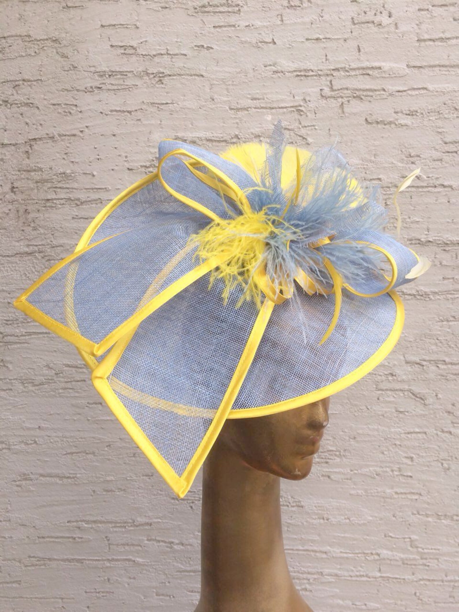 Kentucky Blue Headpiece, Royal Ascot Fascinator, Kentucky Derby Hat ...