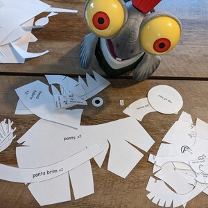 PRINTABLE TEMPLATE & TUTORIAL Make Your Own Little Buddy Small Fry ...