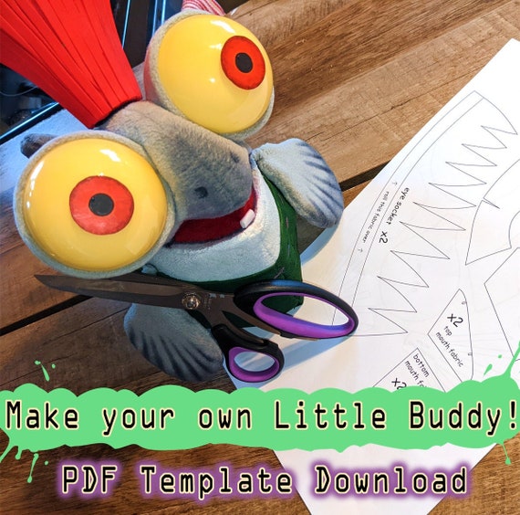 PRINTABLE TEMPLATE & TUTORIAL Make Your Own Little Buddy - Etsy