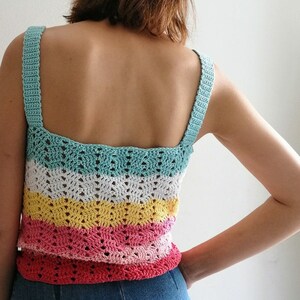 Ice Cream Camisole - PDF PATTERN - A Crochet Camisole in a Peephole ...